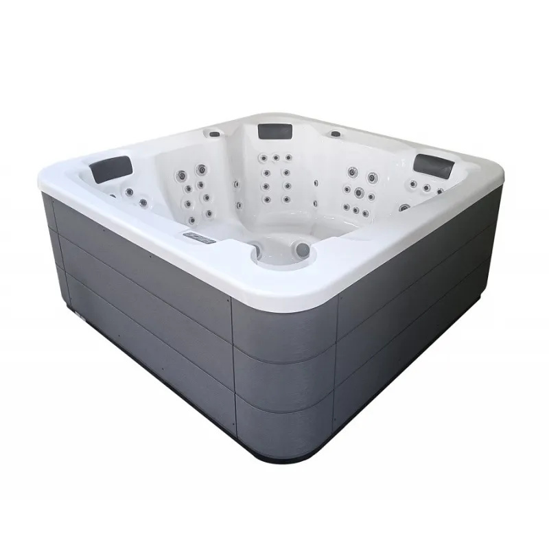 Wanna z hydromasażem jacuzzi spa ogrodowe 216x216x90 cm baia white ...